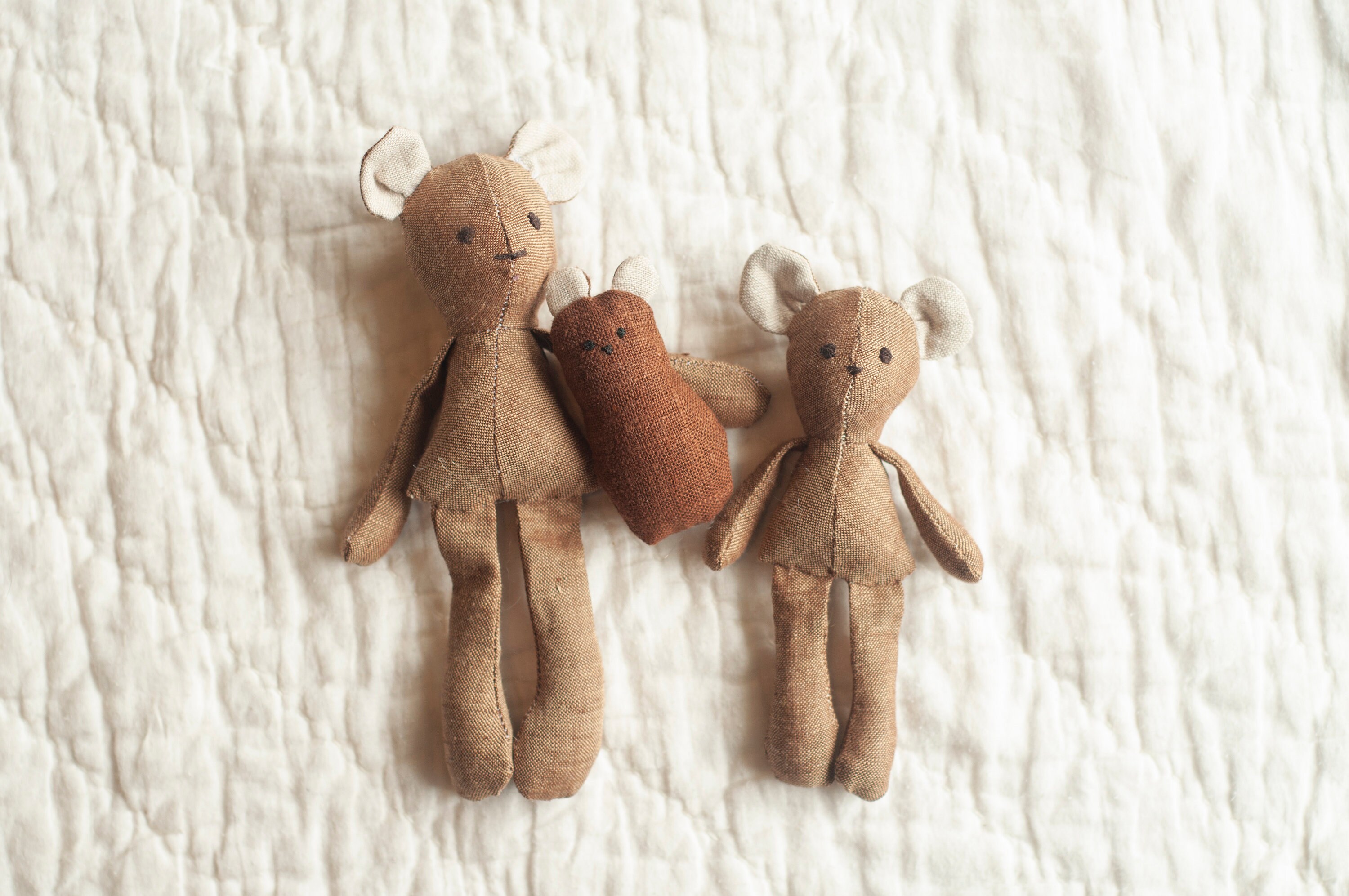 Miniature Bear Family Sewing Pattern Digital Download | 1:12 Scale ...