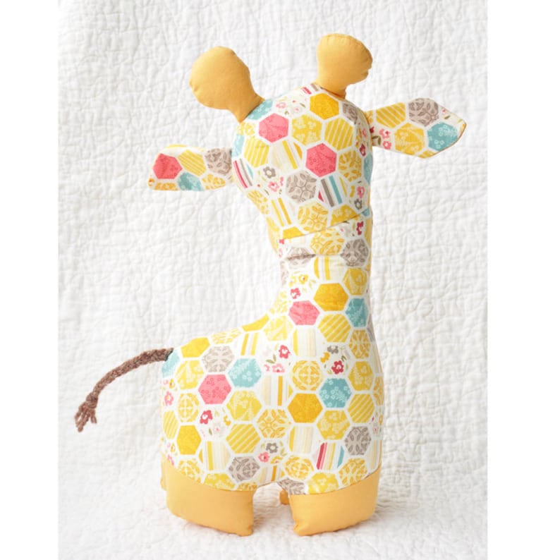 Gerald the Giraffe Sewing Pattern Softie Pattern Stuffed | Etsy