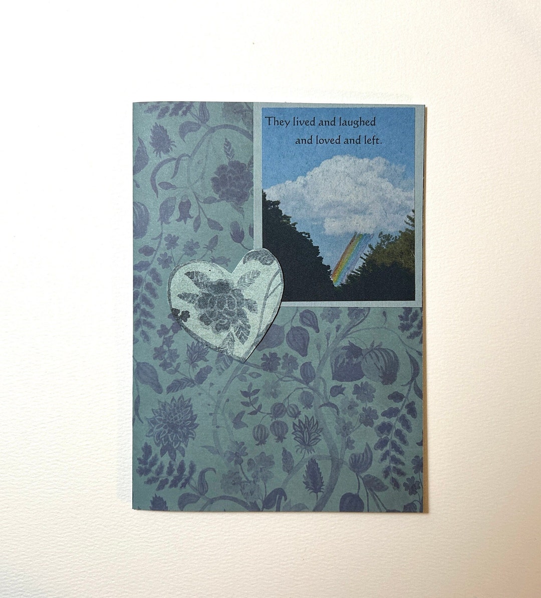 Rainbow Sympathy Card: Heartfelt Condolences for Funeral, Bereavement ...