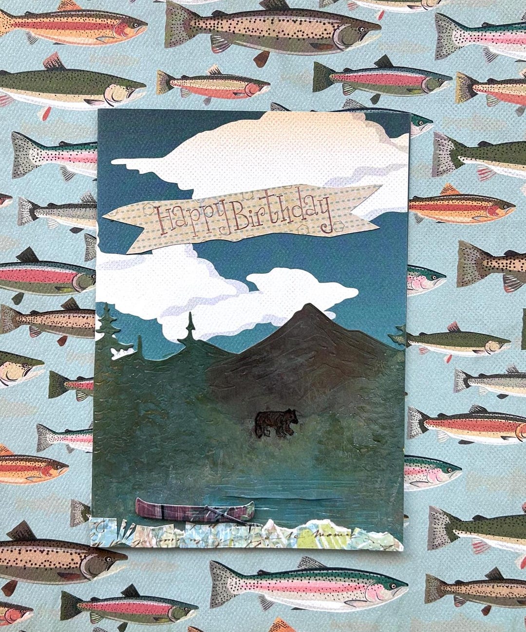 Nature Lover's Birthday Card: Mountain Hiker, Fisherman, Explorer ...