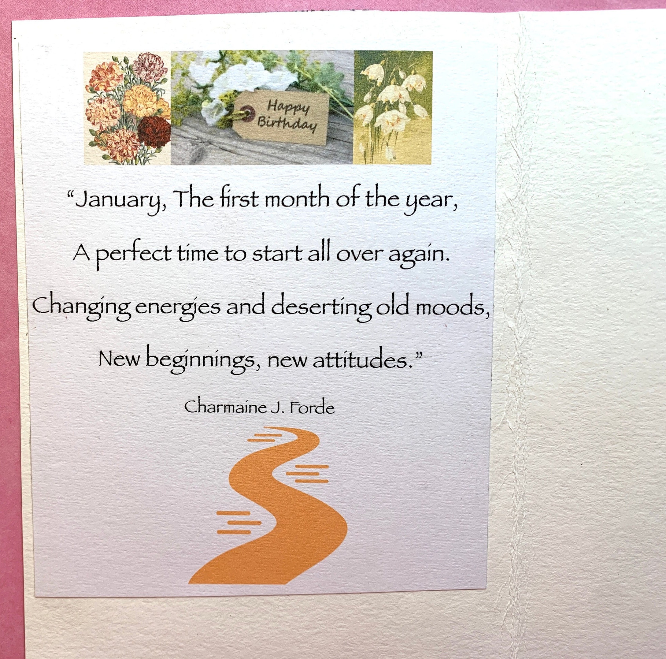 Happy Birthday to January Birthdays Card Happy Birthday to - Etsy