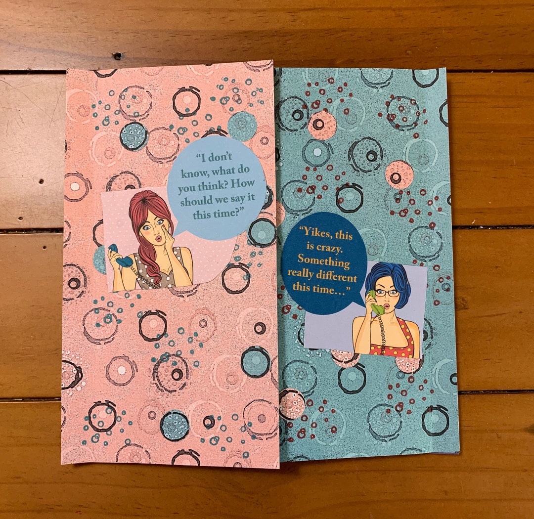 Hilarious Retro-style Birthday Conversation Card for Belated Wishes ...