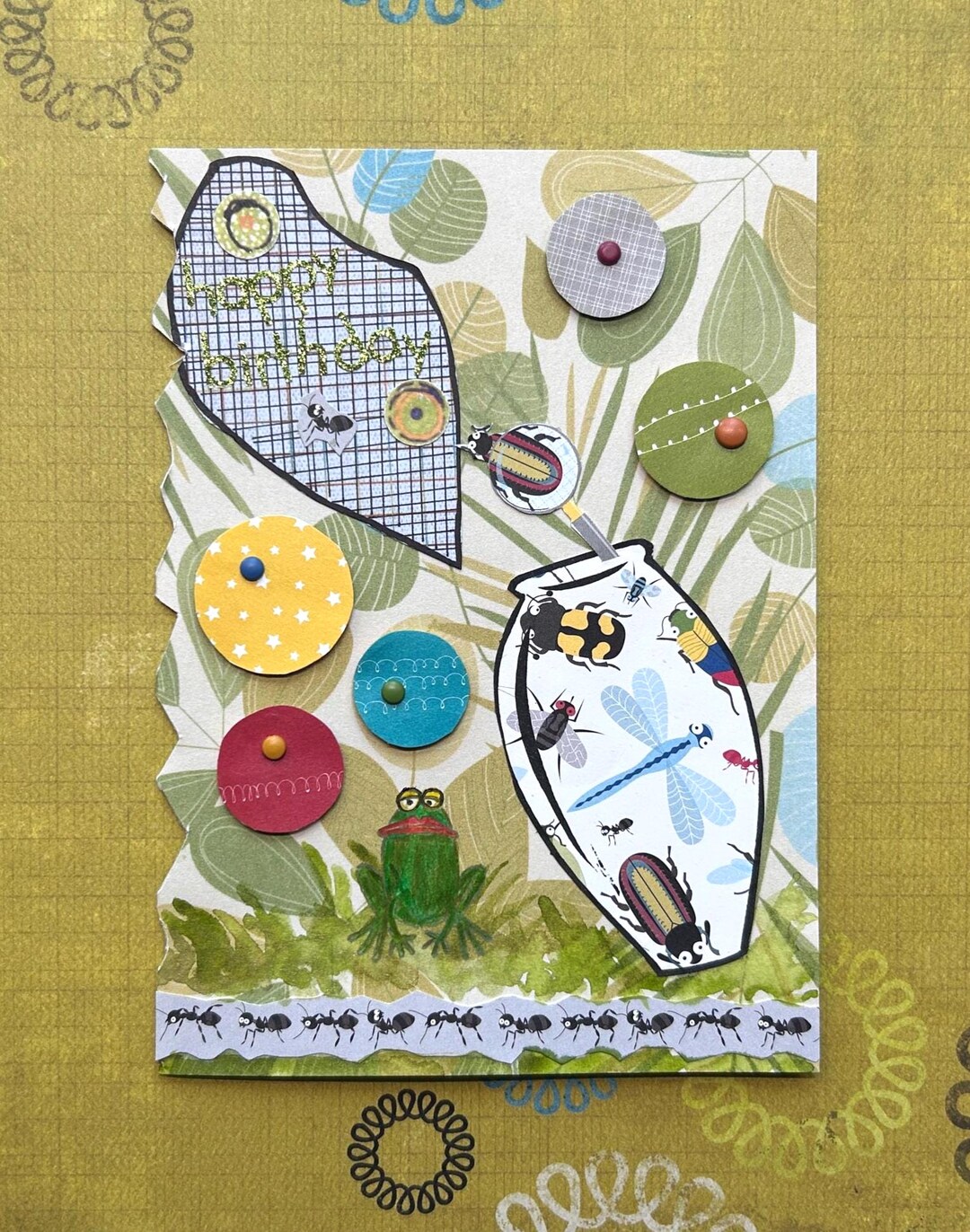 Whimsical Bug-themed Birthday Celebration Illustration: Enchanting ...