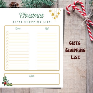 Christmas Planner, Printable PDF Planner for Christmas, to Do Lists ...