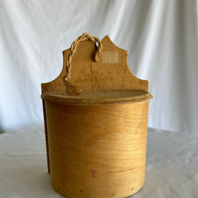 Antique Wall Salt Box - Etsy