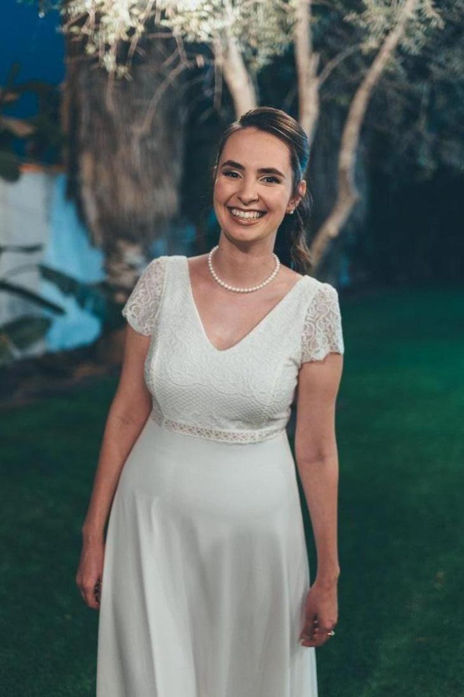 Save the Date Dress, Simple Wedding Dress, Boho Lace Maxi Dress ...