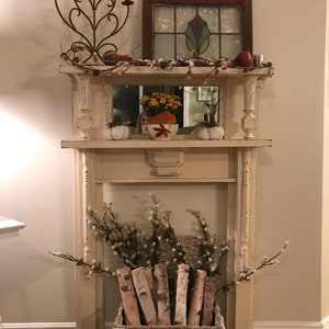 Wilson Decorative White Birch Log Bundle, Natural Bark Wood Home Décor ...