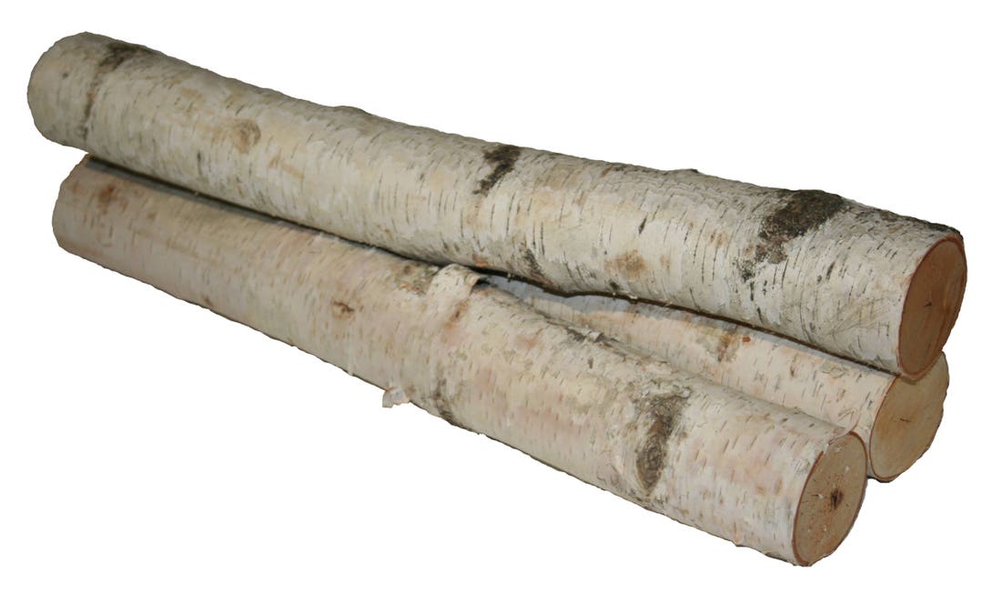 X Large White Birch Logs Sets - Etsy