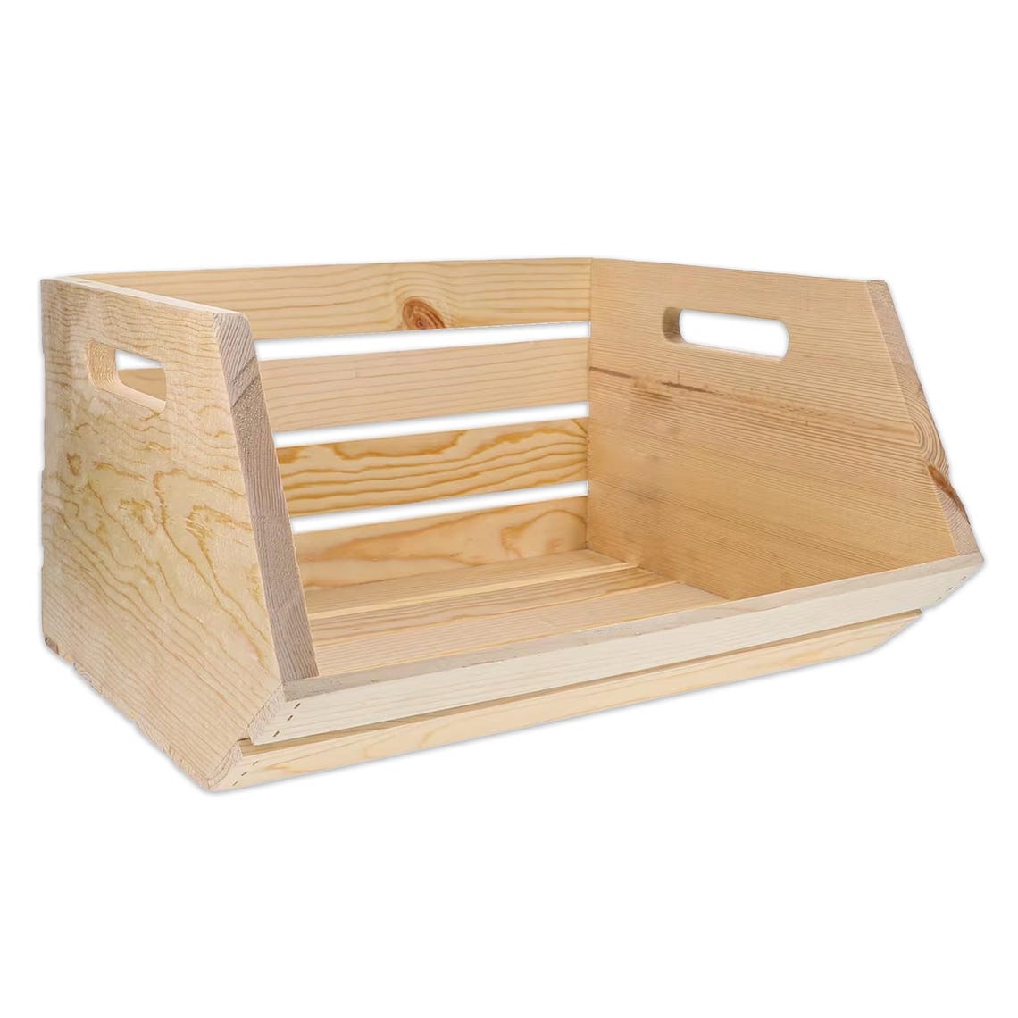 Wilson Large Stackable Openfront Pine Wood Crate (3 Pack) - Etsy