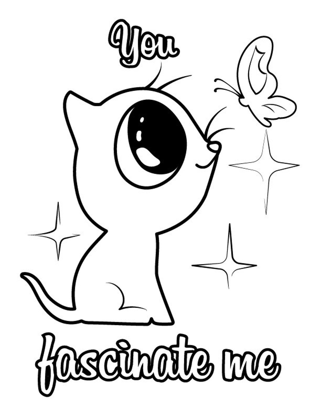 Lindo gato Svg, gato SVG, Cricut Cut File, Silueta de lindo gato - Etsy ...