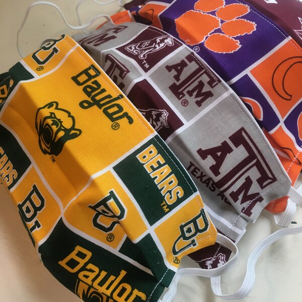 Clemson Mask - Etsy