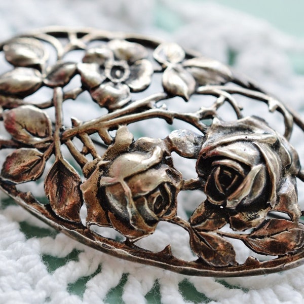Briar Rose Brooch - Etsy