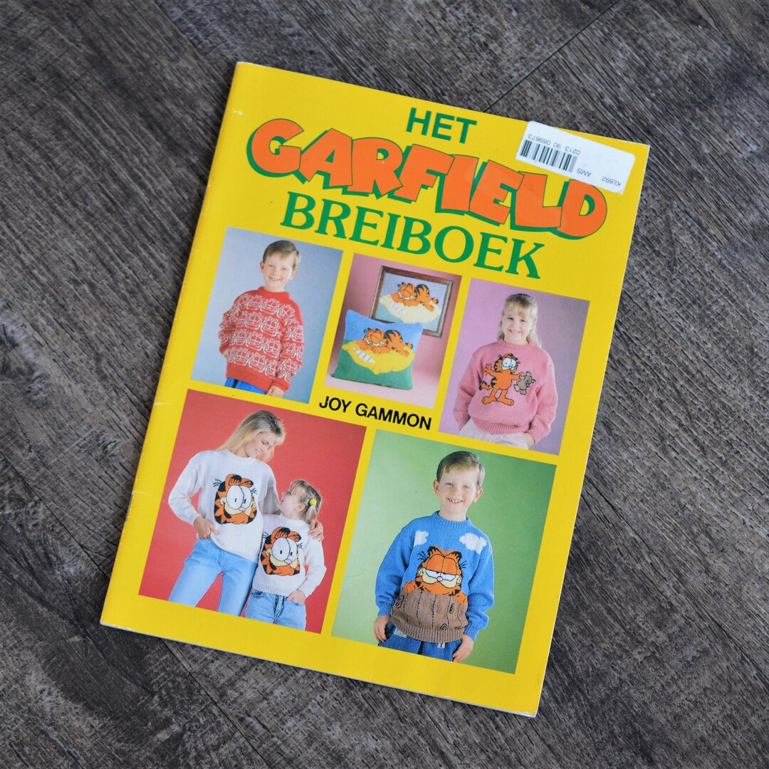 90s Garfield Knitting Pattern Book Hard Copy Pattern Breipatronen ...