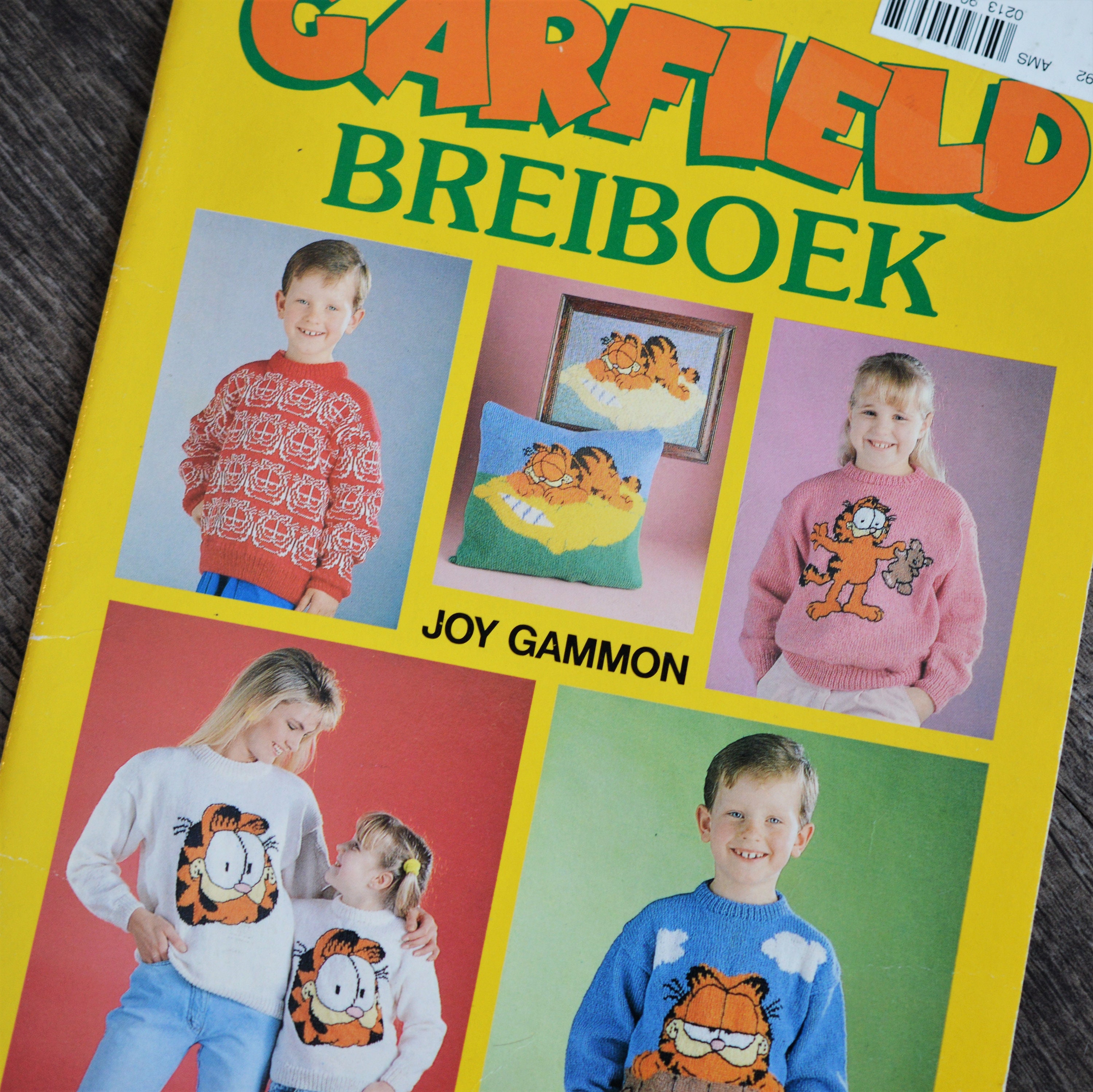 90s Garfield Knitting Pattern Book Hard Copy Pattern Breipatronen ...