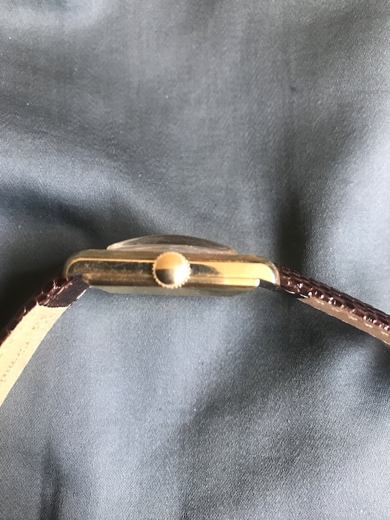 14k Gold Filled Omega Automatic Square Tank Case - Gem