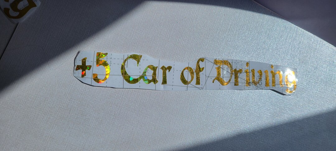 Driving +5 Decals Dnd Ttrpg - Etsy