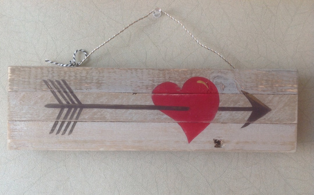 Pallet Wood Arrow Plaque - Etsy