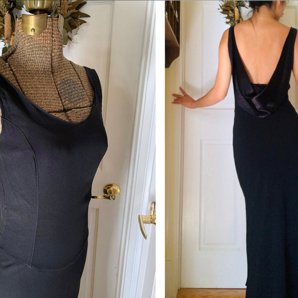 Cowl Back Dress - Etsy