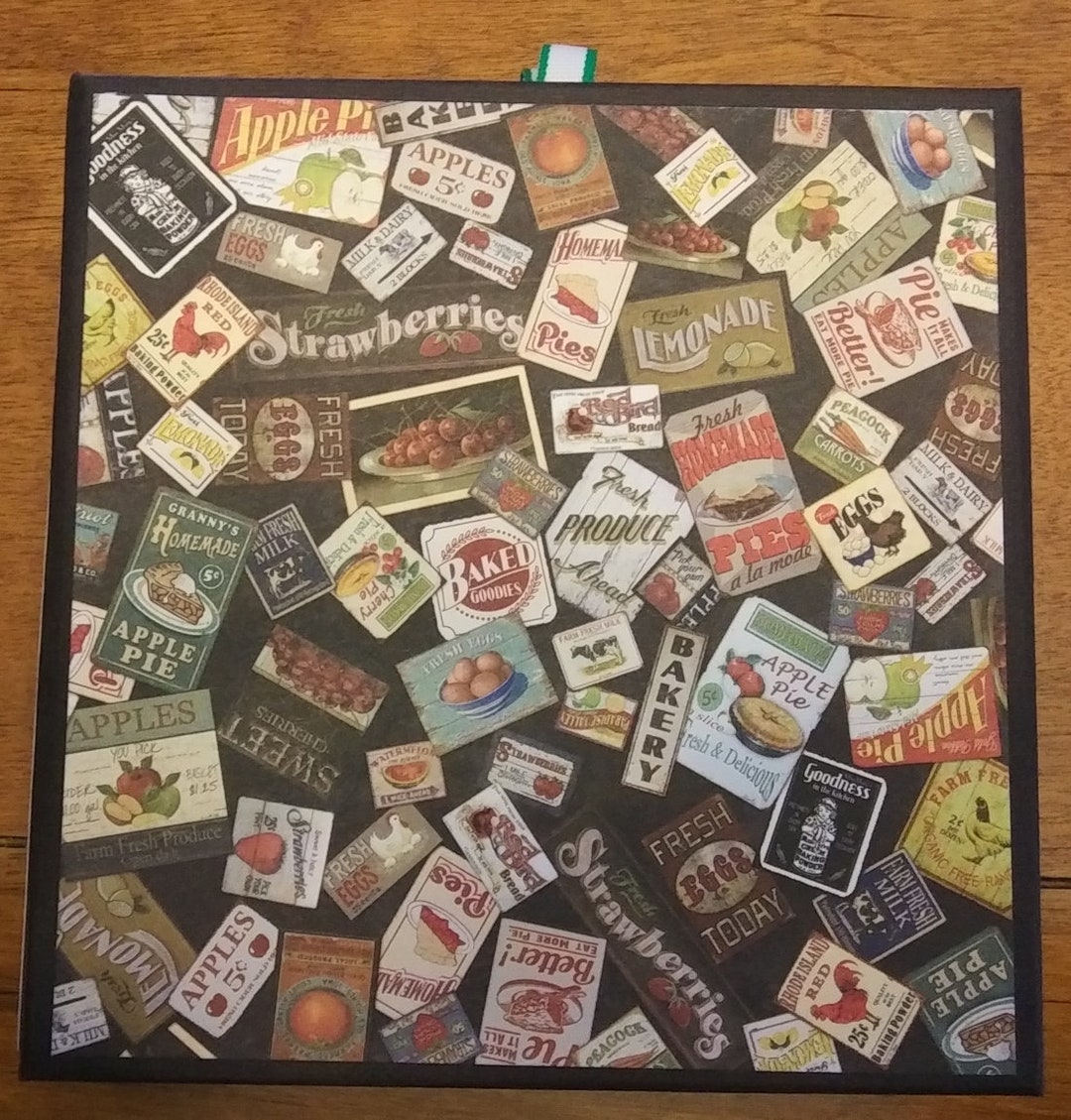 Recipe Book Blank Recipe Book Mini Album Handmade Scrapbook Baking ...