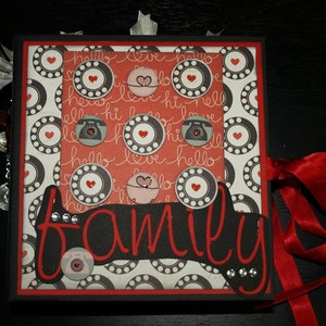 Handmade Family Themed Mini Photo Book Telephone Themed Mini - Etsy