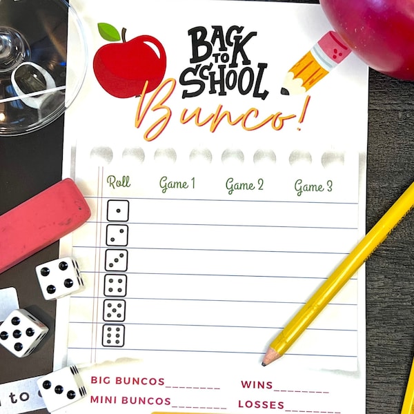 Red, White, and Bunco Scorecards 4th of July, Independence Day Theme ...