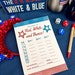 Red, White, and Bunco Scorecards 4th of July, Independence Day Theme ...