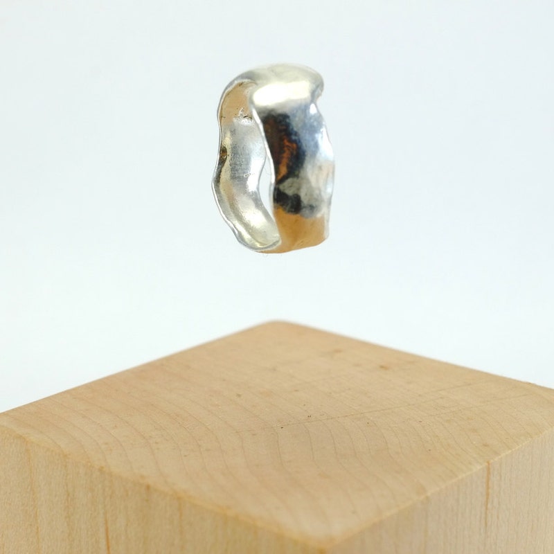 Cast Silver Ring - Etsy