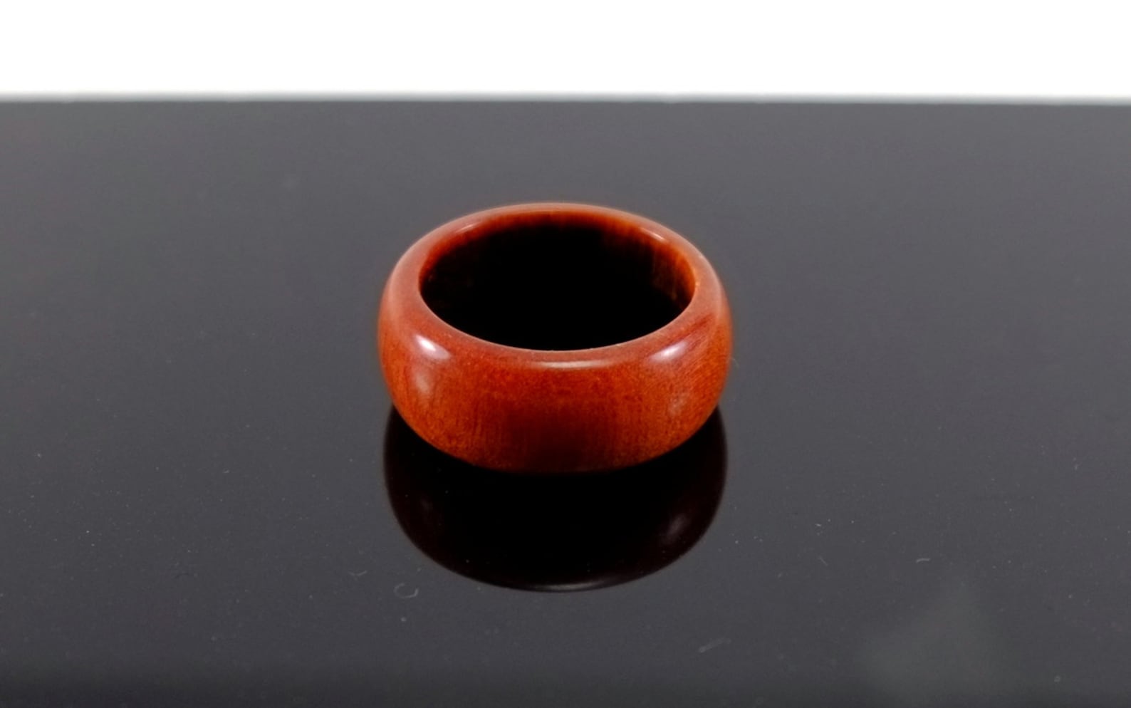 Pink Ivory Wooden Ring - Etsy