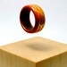 Pink Ivory and Gold Wooden Ring - Etsy