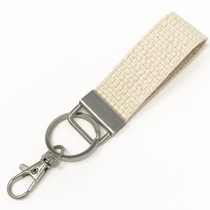 Mini Key Fob With Key Ring and Swivel Clasp black Blue - Etsy