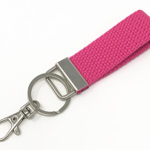 Mini Key Fob With Key Ring and Swivel Clasp black Blue - Etsy