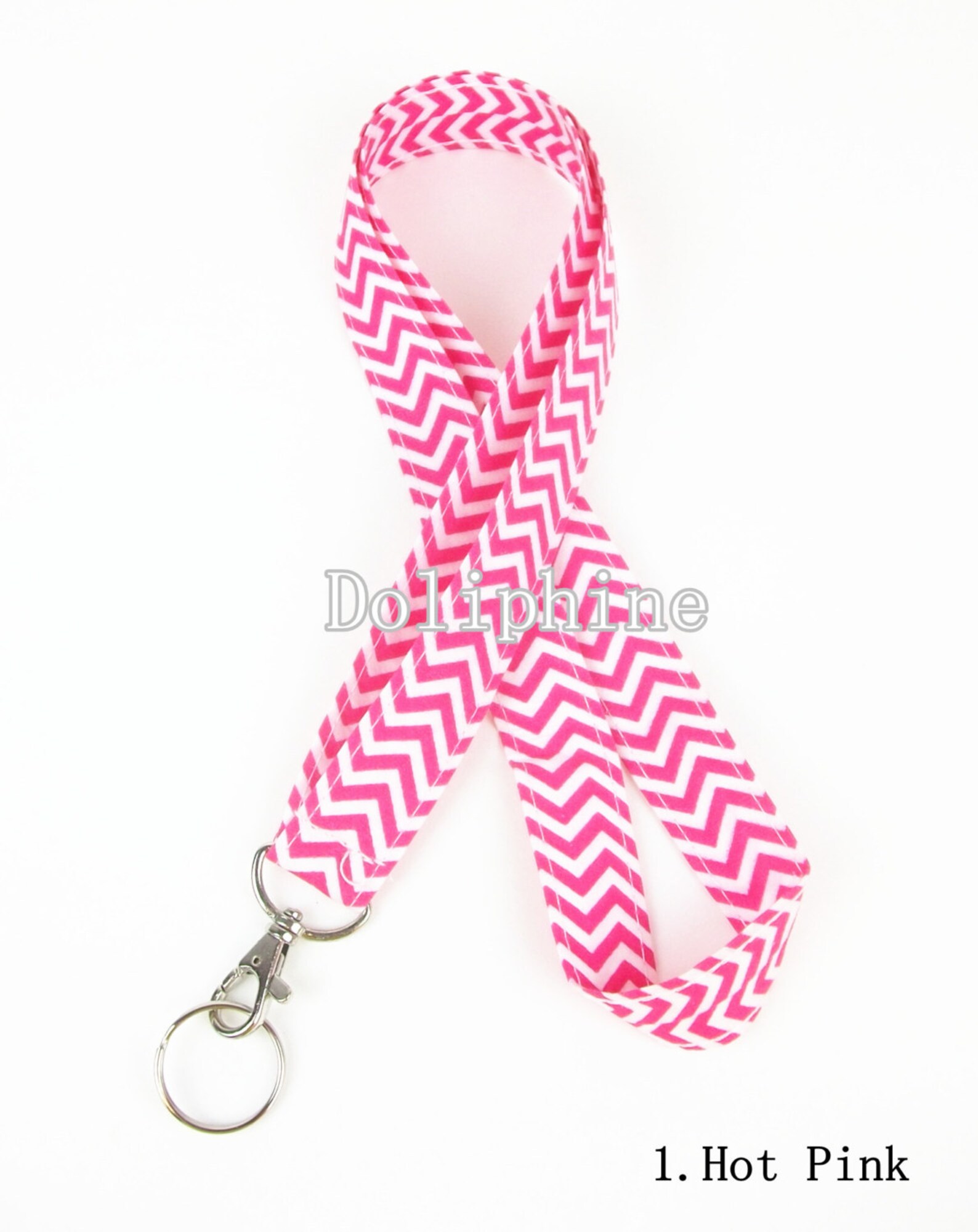 Chevron Fabric Neck LANYARD Keychain for Key / ID Badge - Etsy