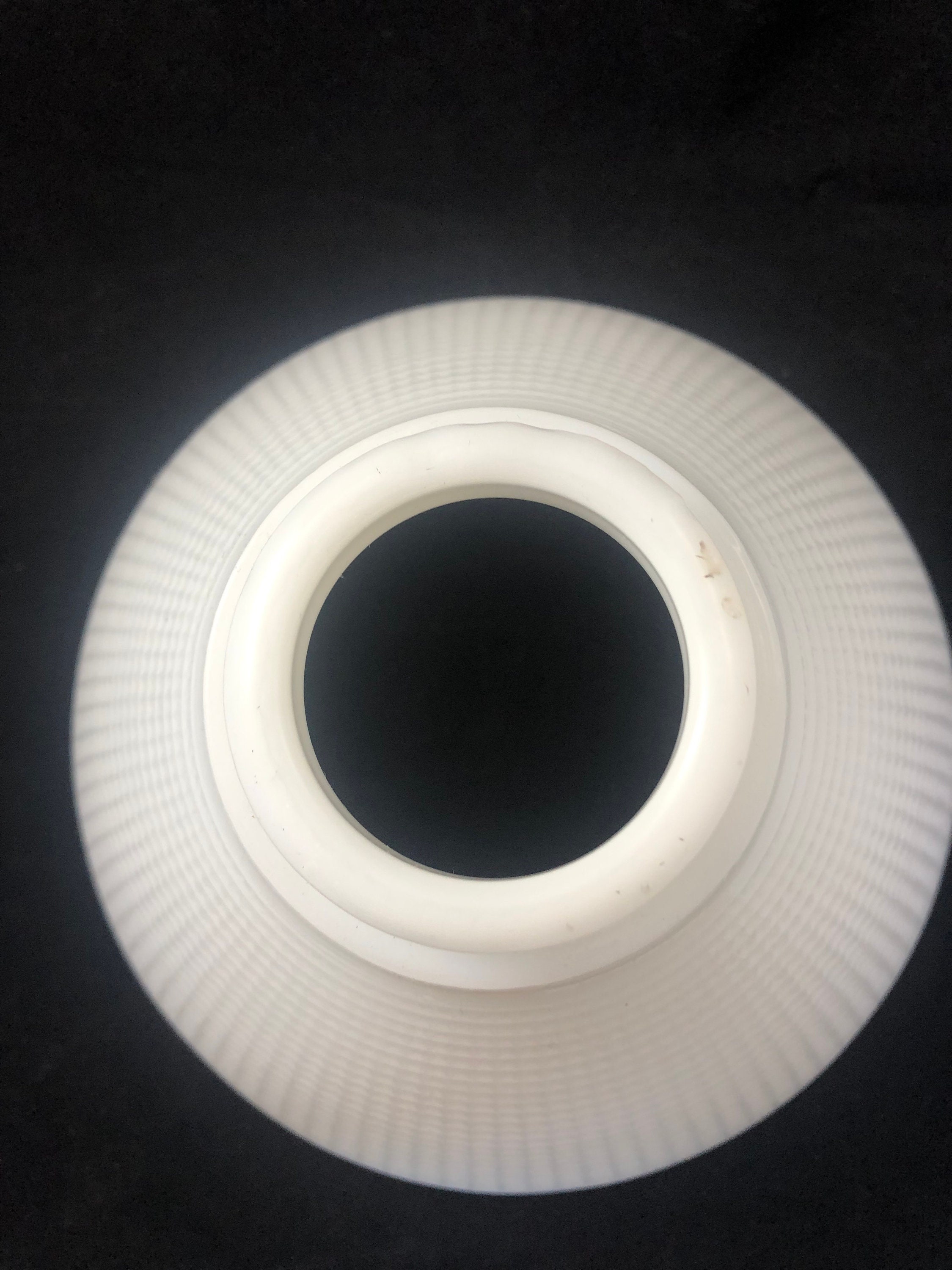 Large White Milk Glass Diffuser for Torchiere Table Lamp - Etsy