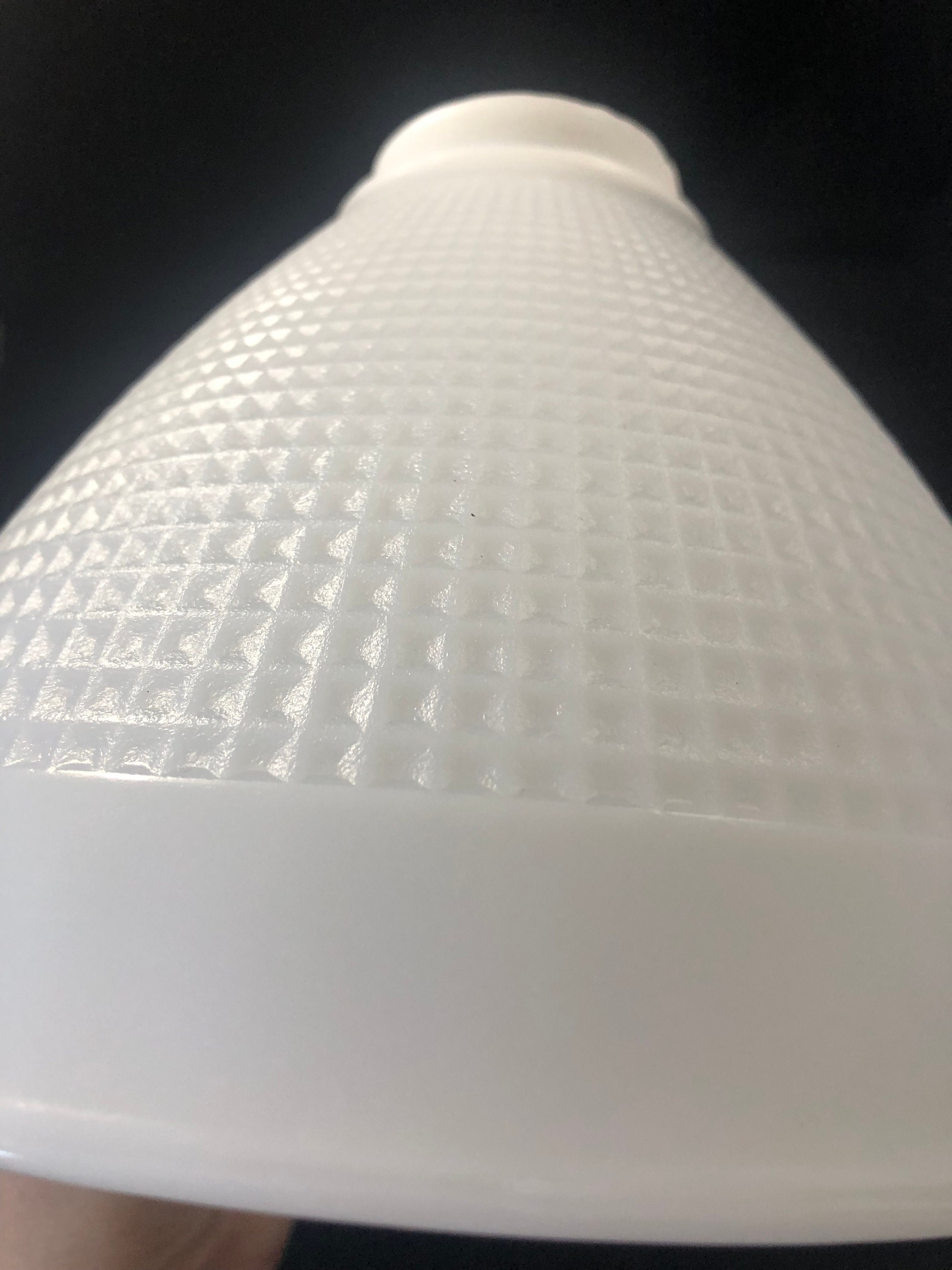 Large White Milk Glass Diffuser for Torchiere Table Lamp - Etsy