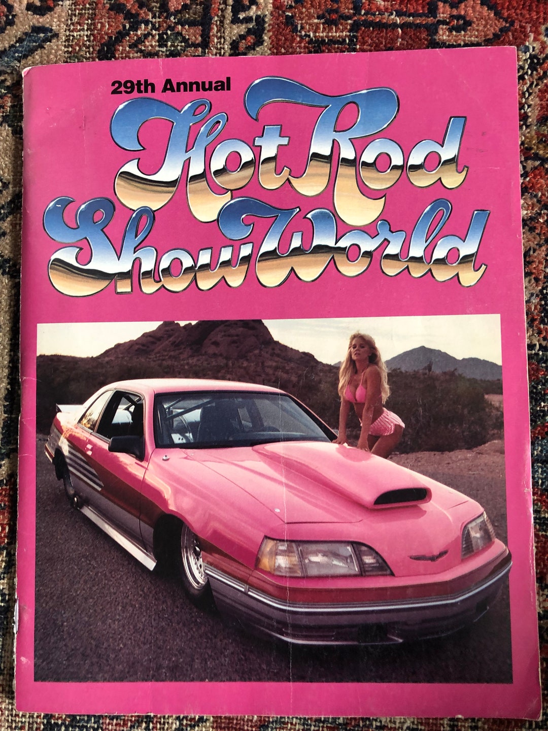 Hot Rod Show World Magazine 1989 29th Annual Pink Mustang Cover - Etsy