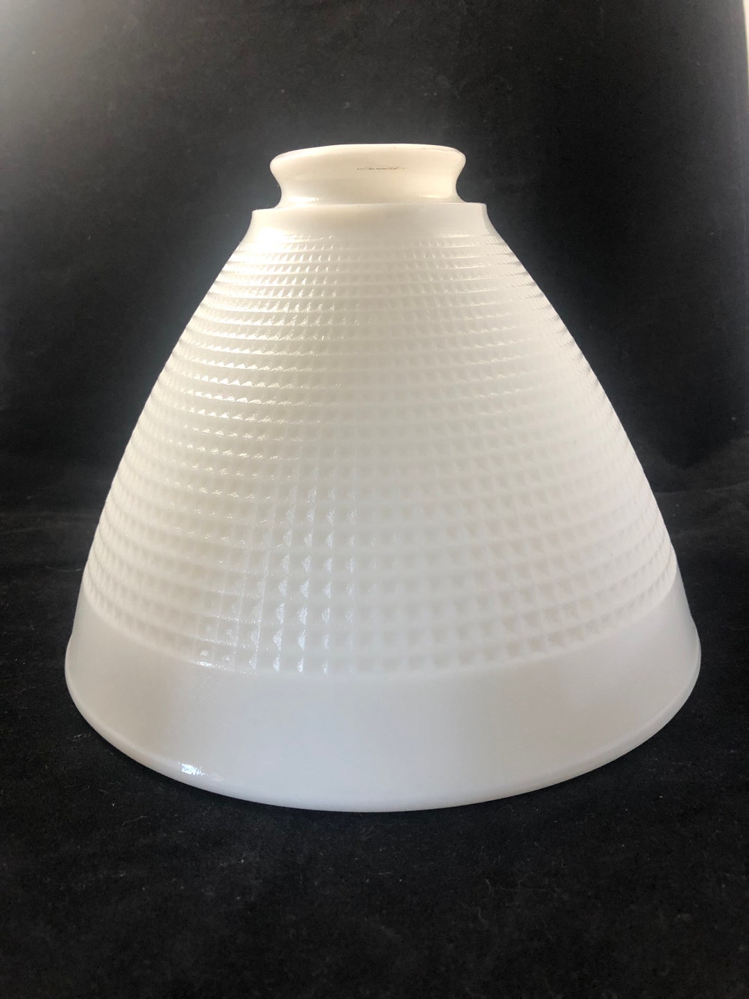 Large White Milk Glass Diffuser for Torchiere Table Lamp - Etsy