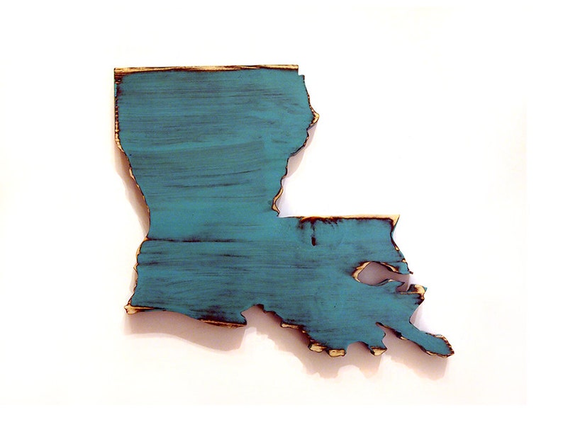 Louisiana State Custom Wooden Sign Carved Wood Wall Art | Etsy