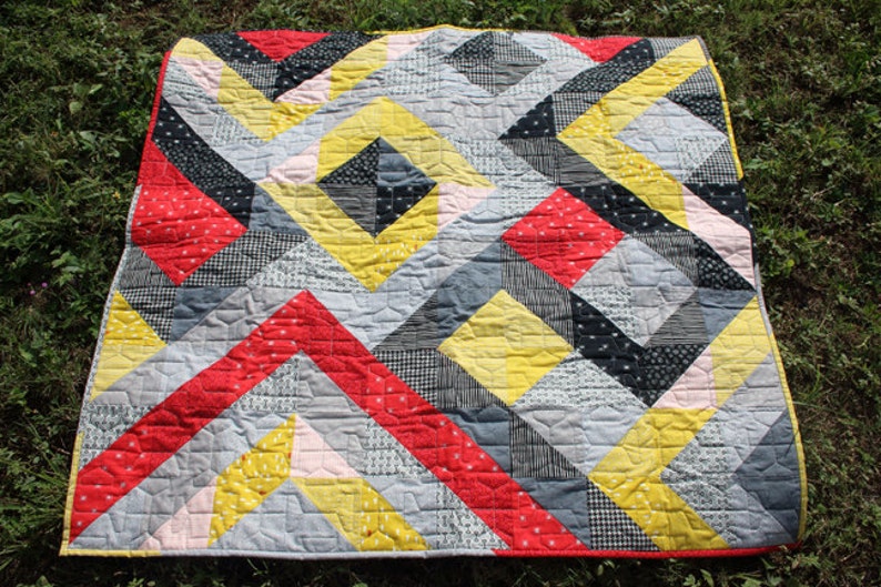 Ten Squared PDF Pattern Modern Quilt Design Instant Download ...