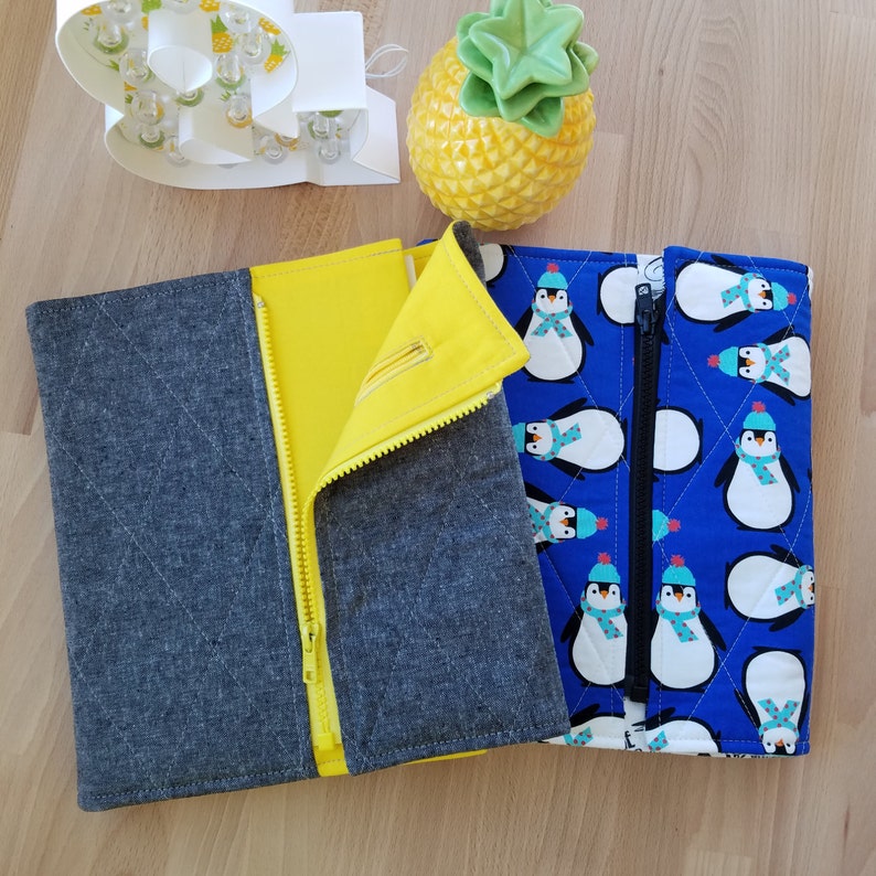 Sketchbook Jacket PDF Pattern: DIY Zippered Book Cover (instant ...