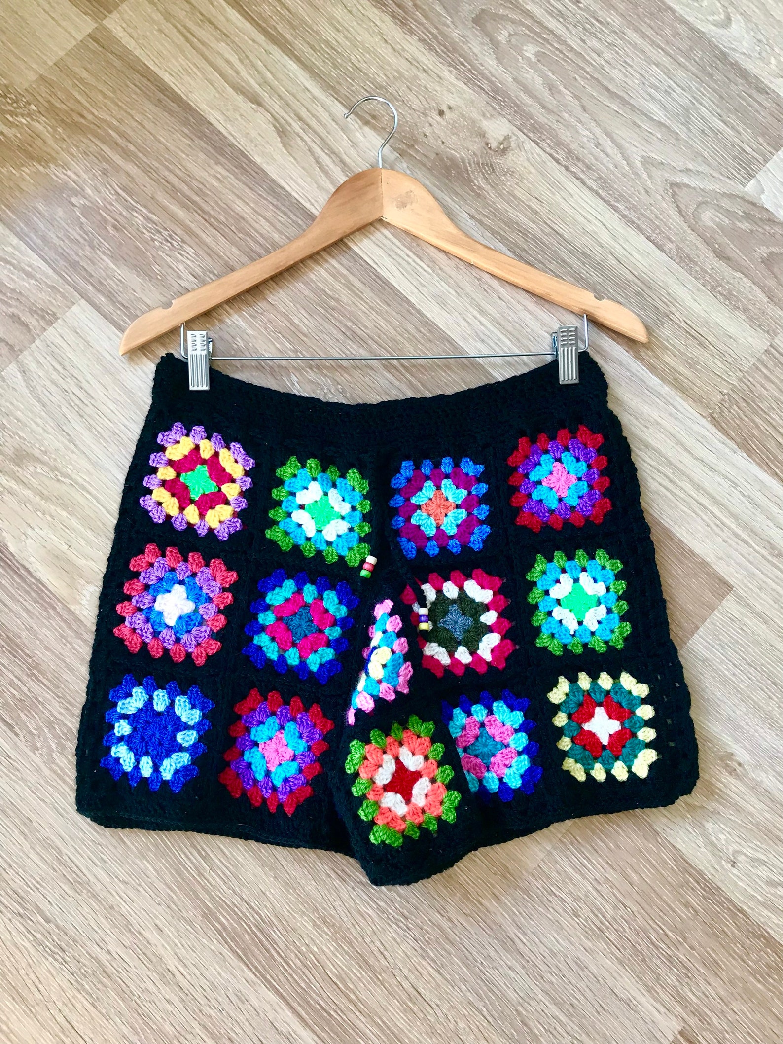 Granny Square Shorts Unisex Crochet Shorts Granny Square Pants - Etsy