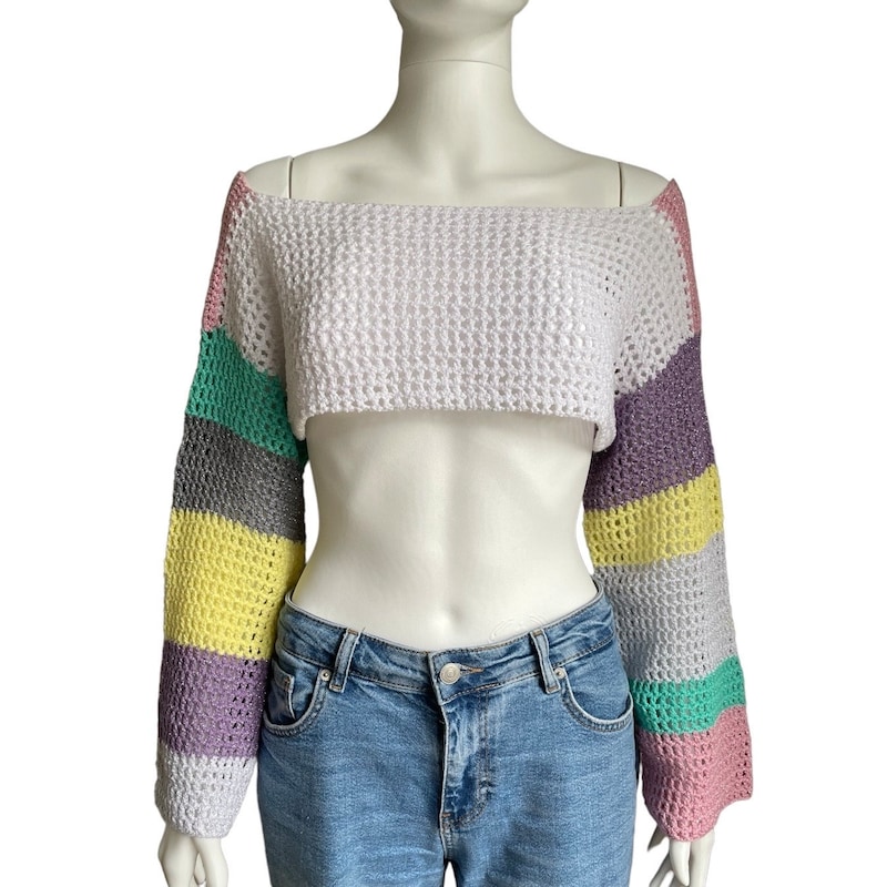 Mesh Top Long Sleeve - Etsy