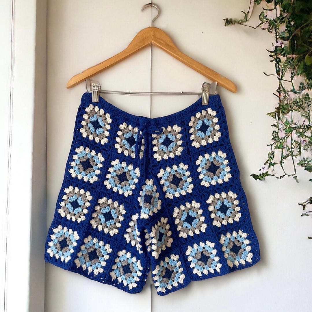 Best Selling Granny Square Shorts Crochet Shorts Men Gift for Him ...