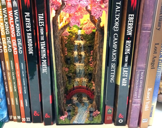 Book Nook Ready to Ship Cherry Blossom Forest - Etsy.de