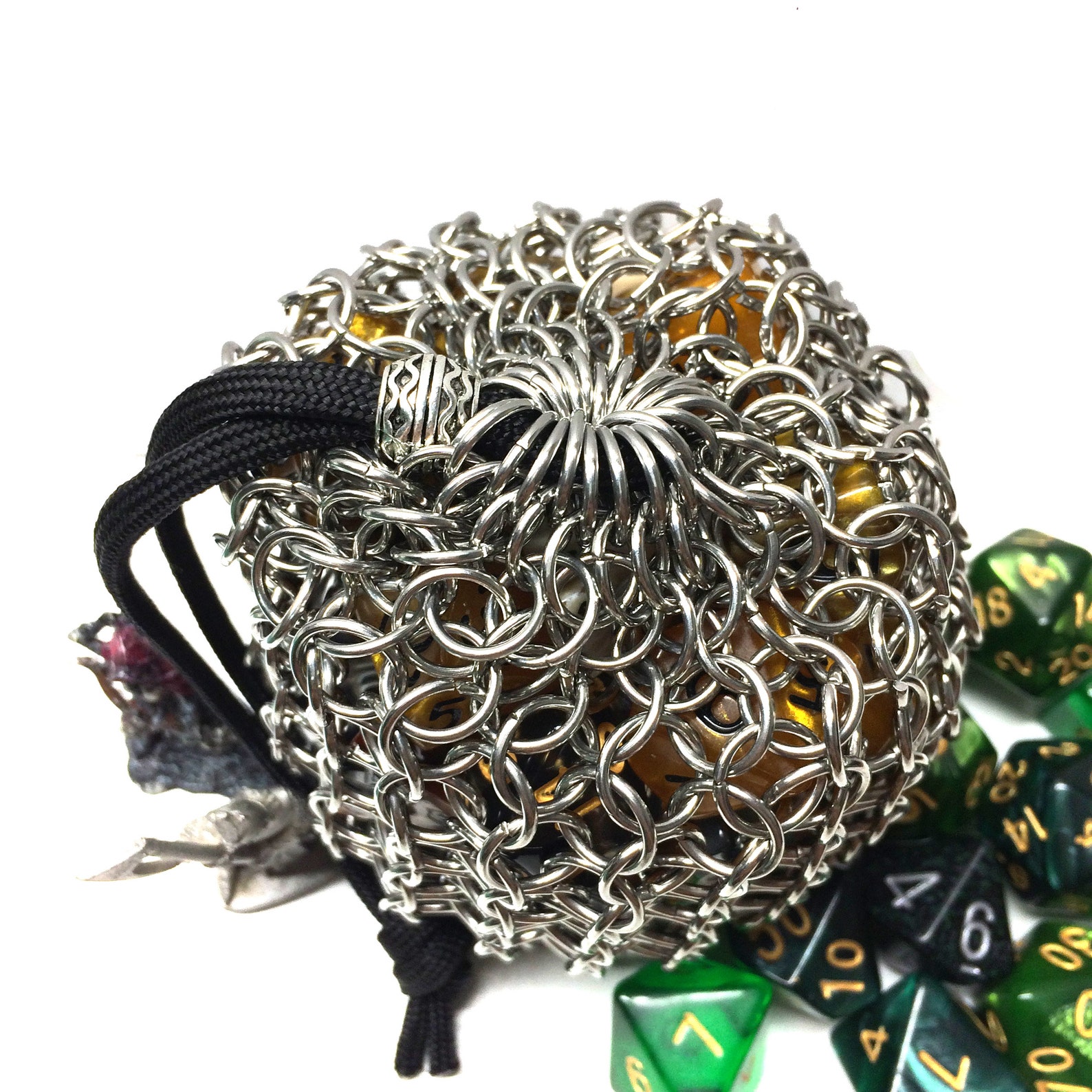 Chainmail Dice Bag Dungeons & Dragons | Etsy Canada