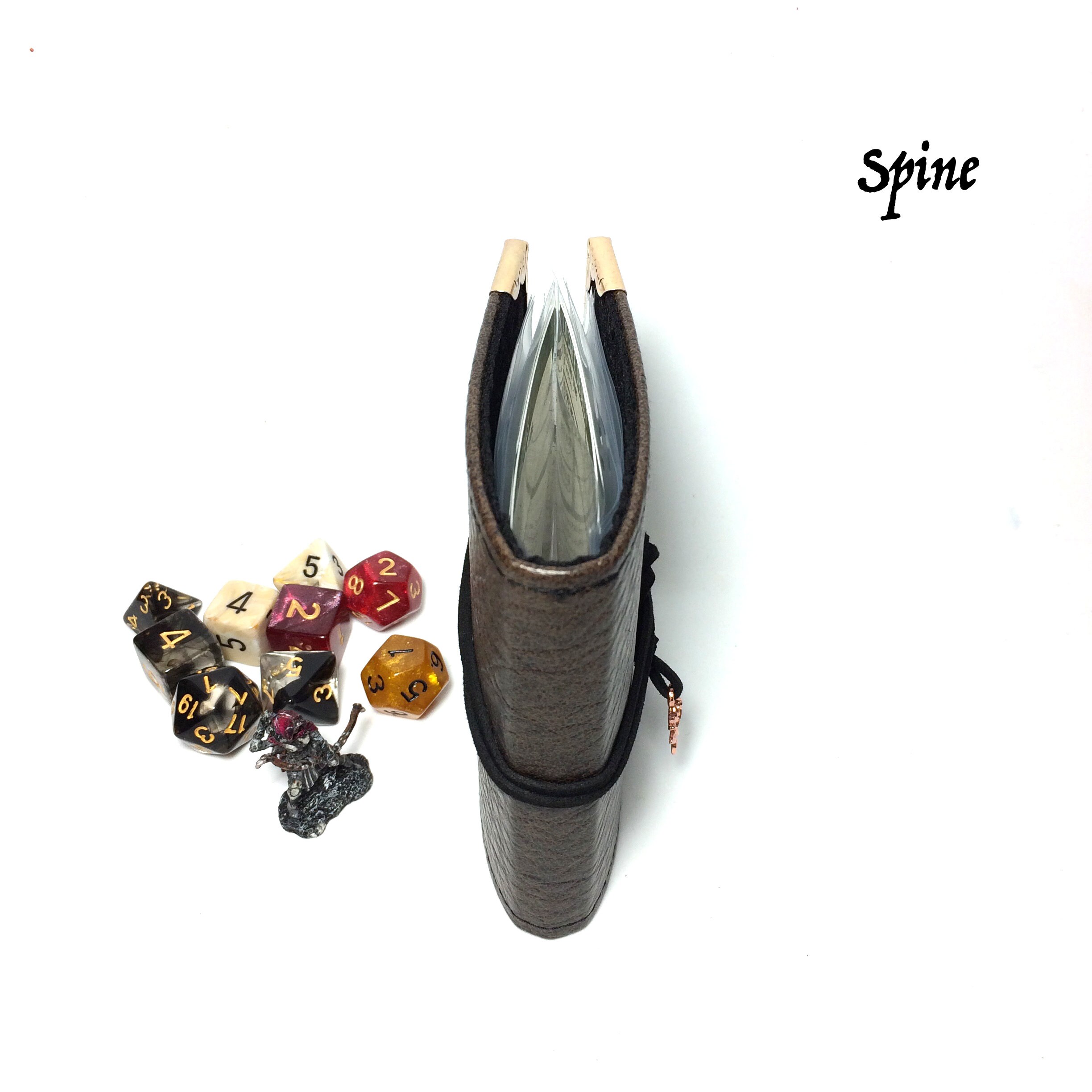 Custom Spellbook Dark Brown 24 Card Dungeons and Dragons | Etsy