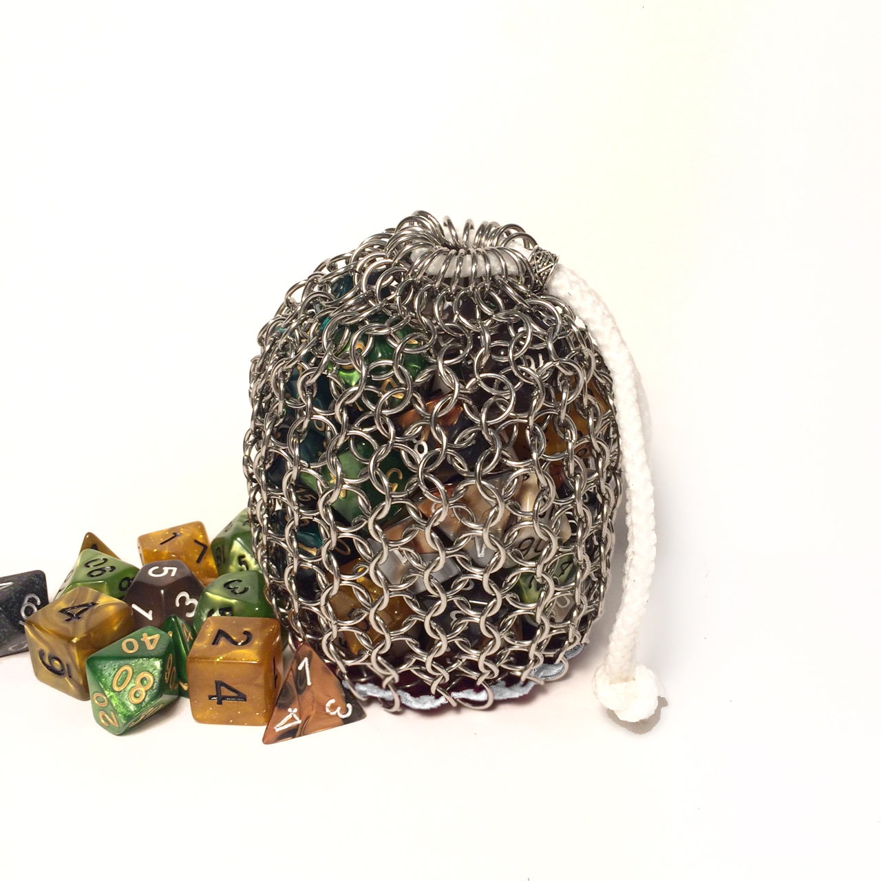 Chainmail Dice Bag Dungeons & Dragons | Etsy