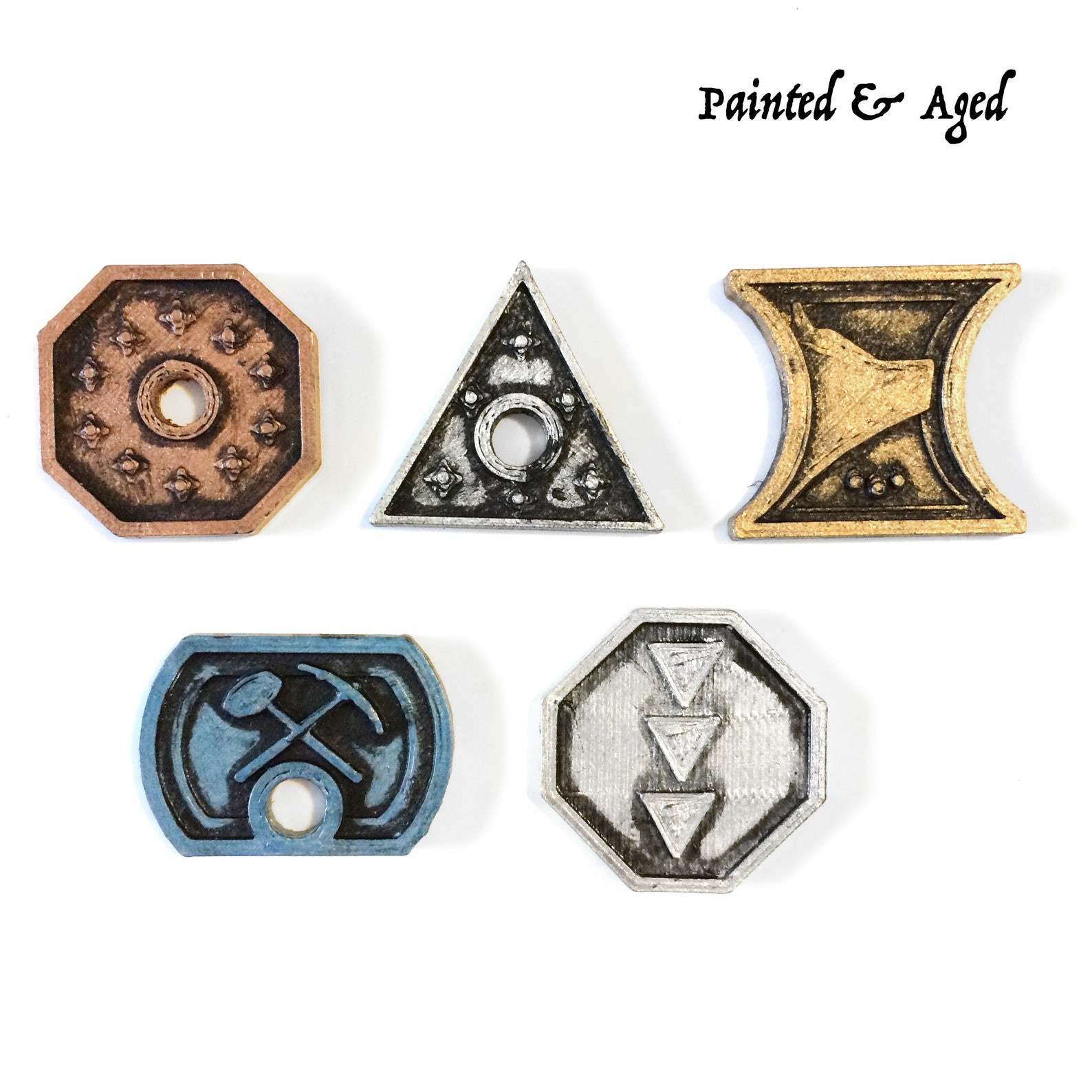 Dungeons and Dragons 5E Coins Set of 5 - Etsy