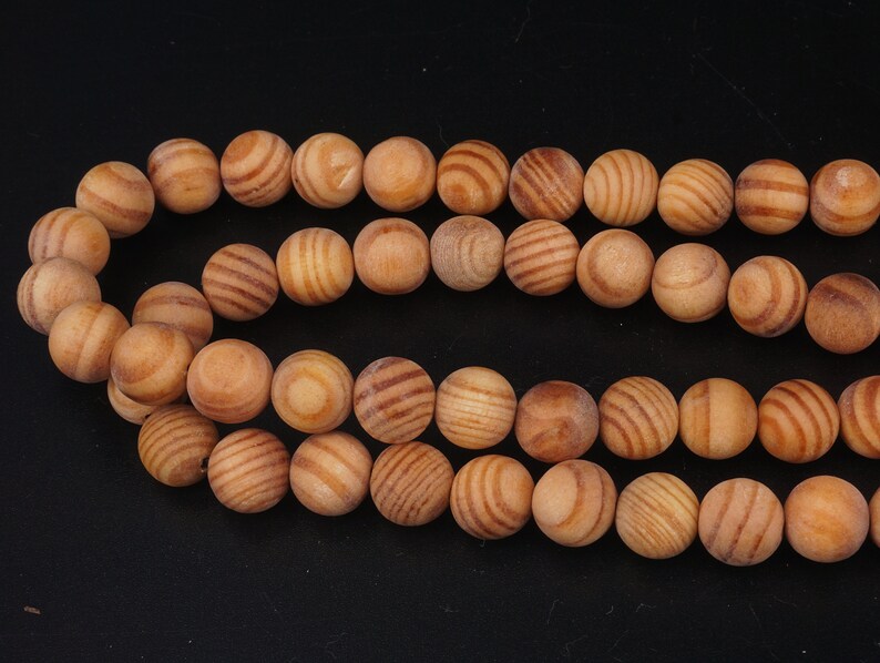 108pc Matte Raja Kayu Wood Matte Raja Kayu Mala Unfinished | Etsy