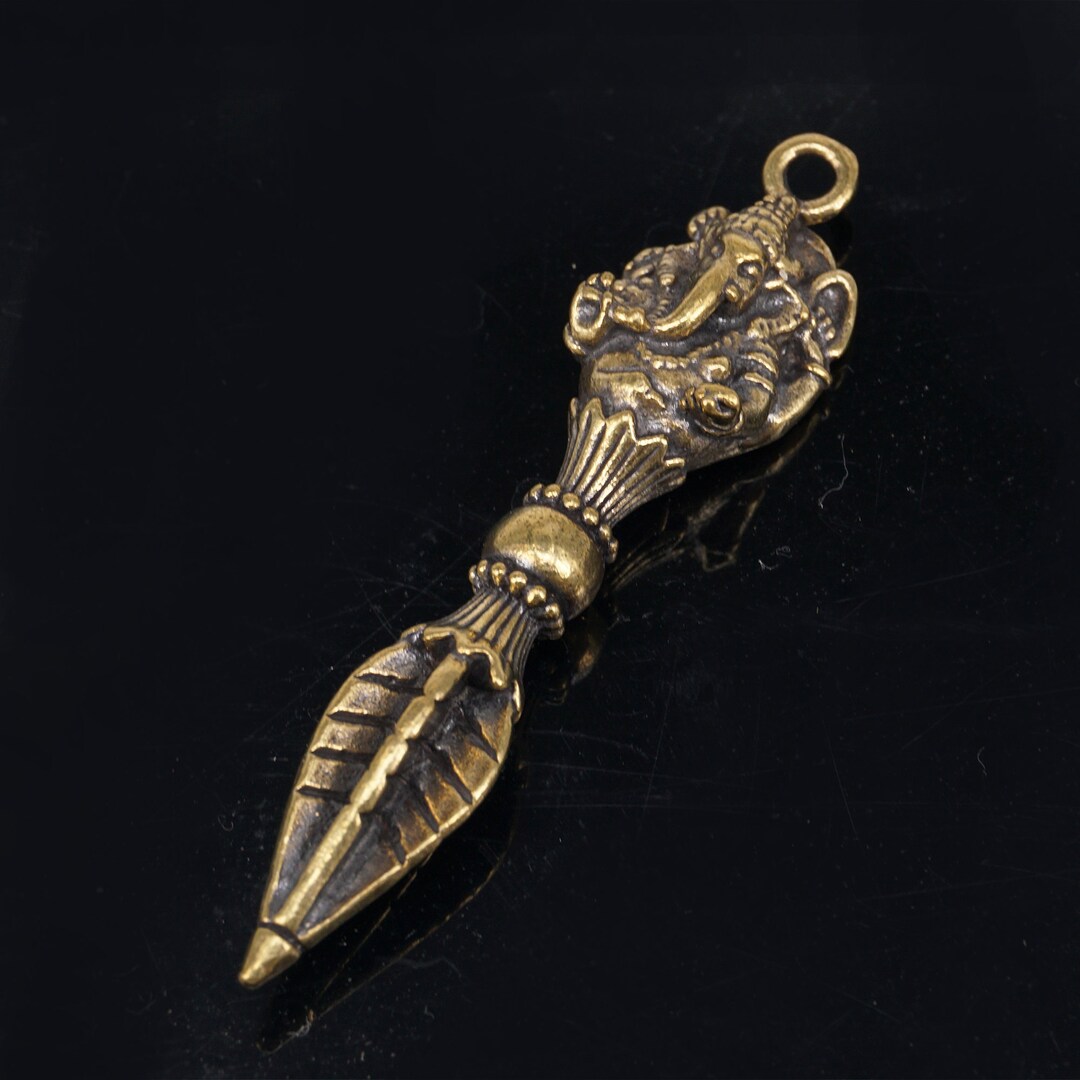 1PC Ganesha Vajra Pestle Buddhism Pendant, Amulet Elephant Tibetan ...