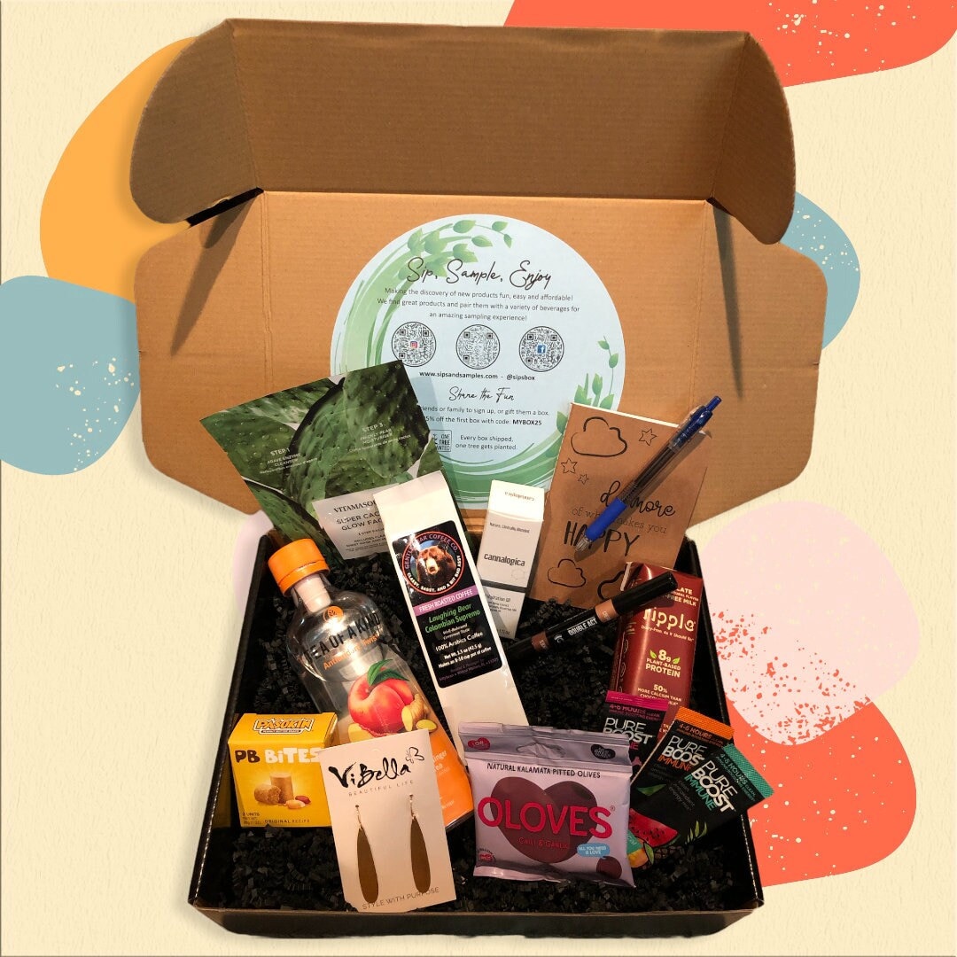 Sips & Samples Box - Etsy